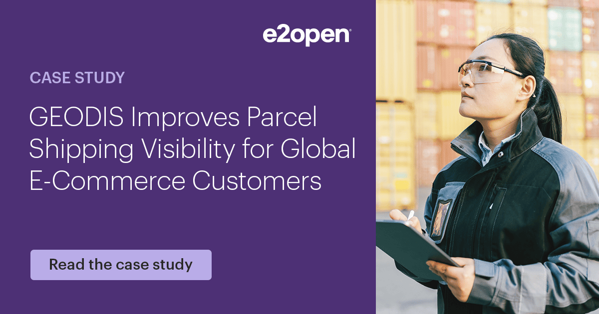 GEODIS Improves Logistics Visibility - e2open