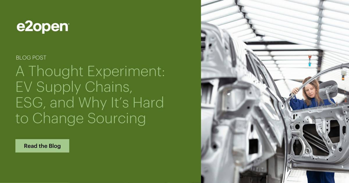 A Thought Experiment: EV Supply Chains, ESG, and Why It’s Hard to ...