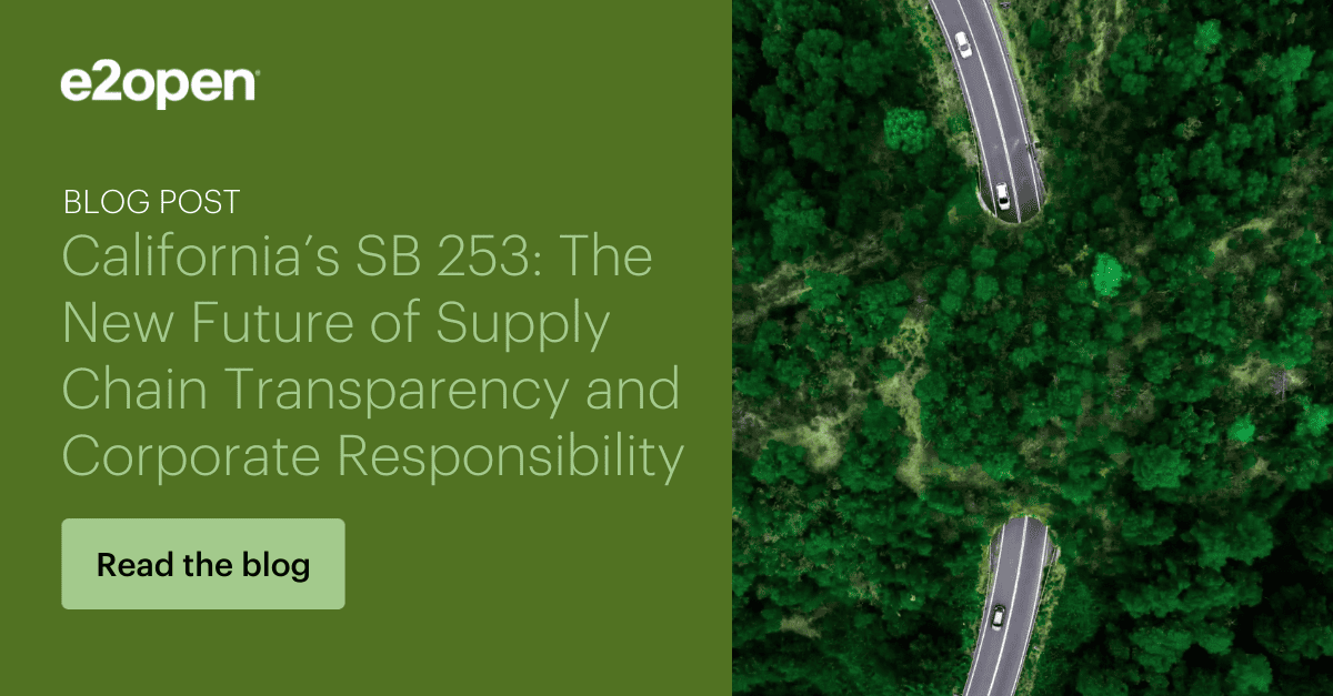 Supply Chain Transparency is Changing the Passing of SB 253