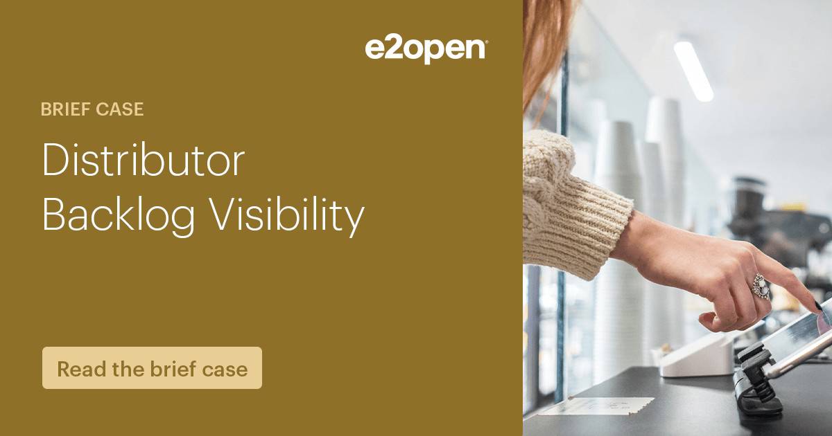Learn the key to distributor backlog visibility - e2open