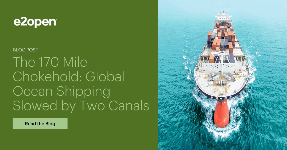 Ocean Shipping Delays Slowed by Two Major Canals