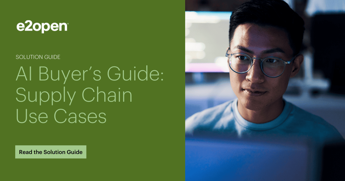 How to Leverage AI Supply Chain Insights - e2open