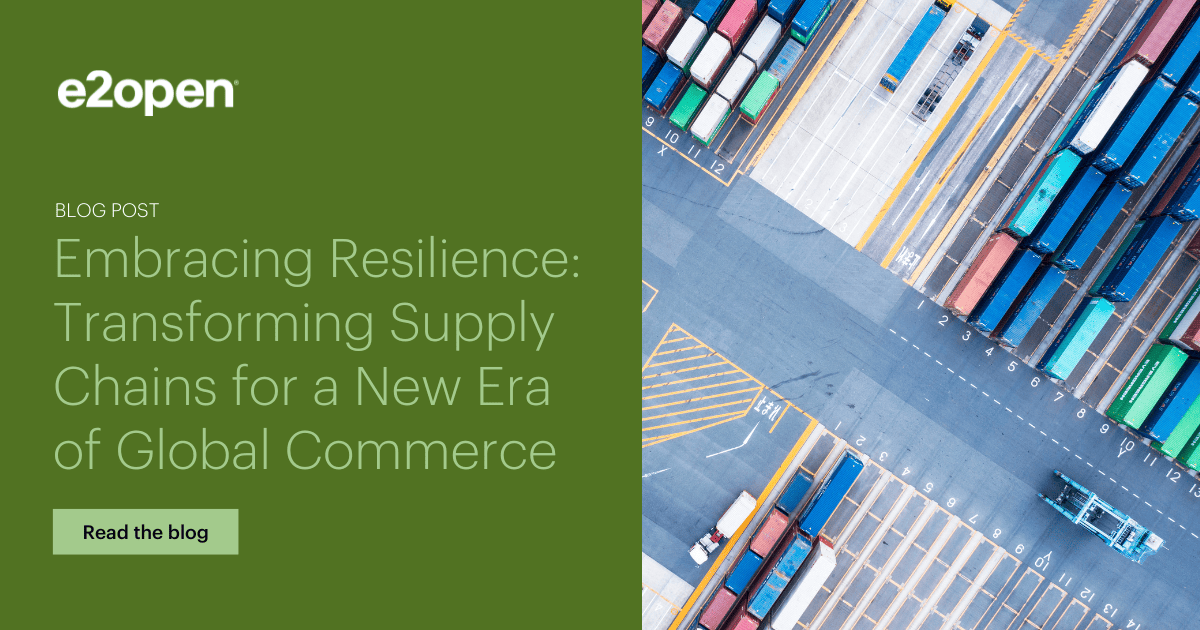 Supply Chain Transformation Strategies for Embracing Resilience