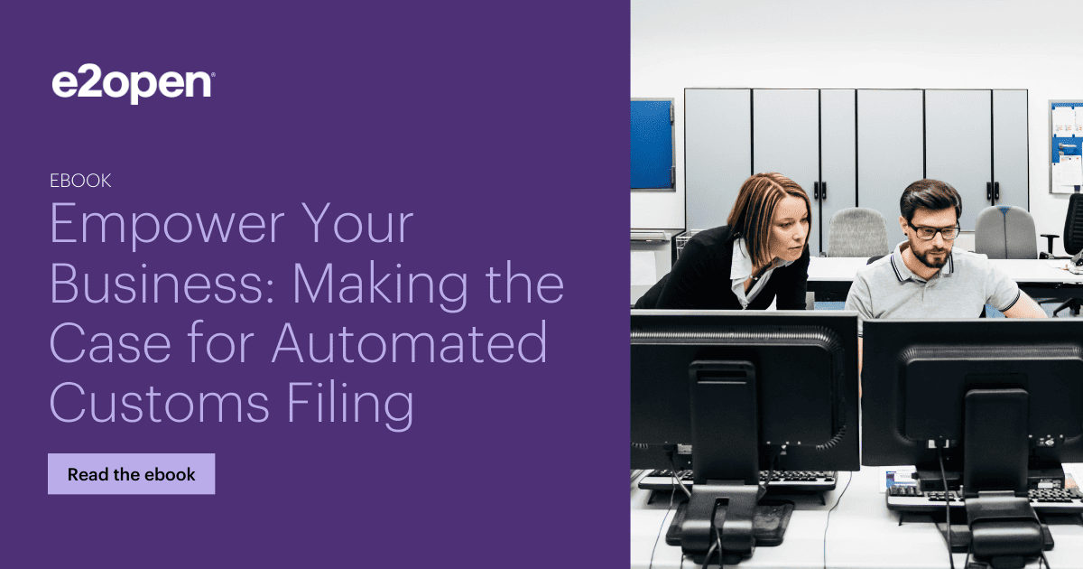Empowering Businesses with E2open Self-Filing Customs - e2open